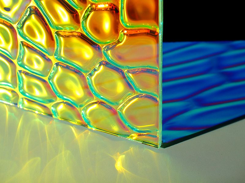 Dichrolam -- Visually Interactive Composites